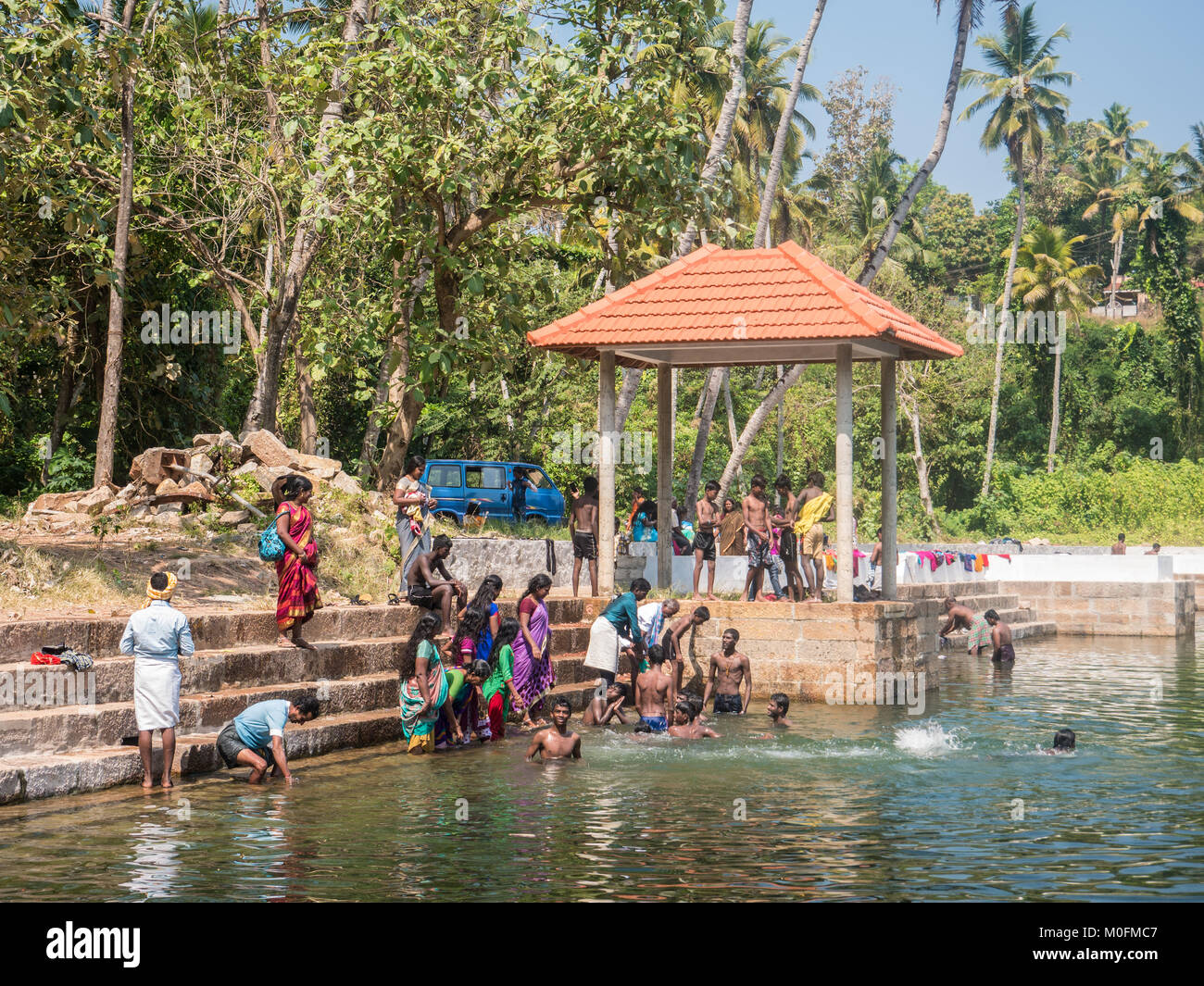Indian man outdoor swimming pool hi-res stock photography and images ...