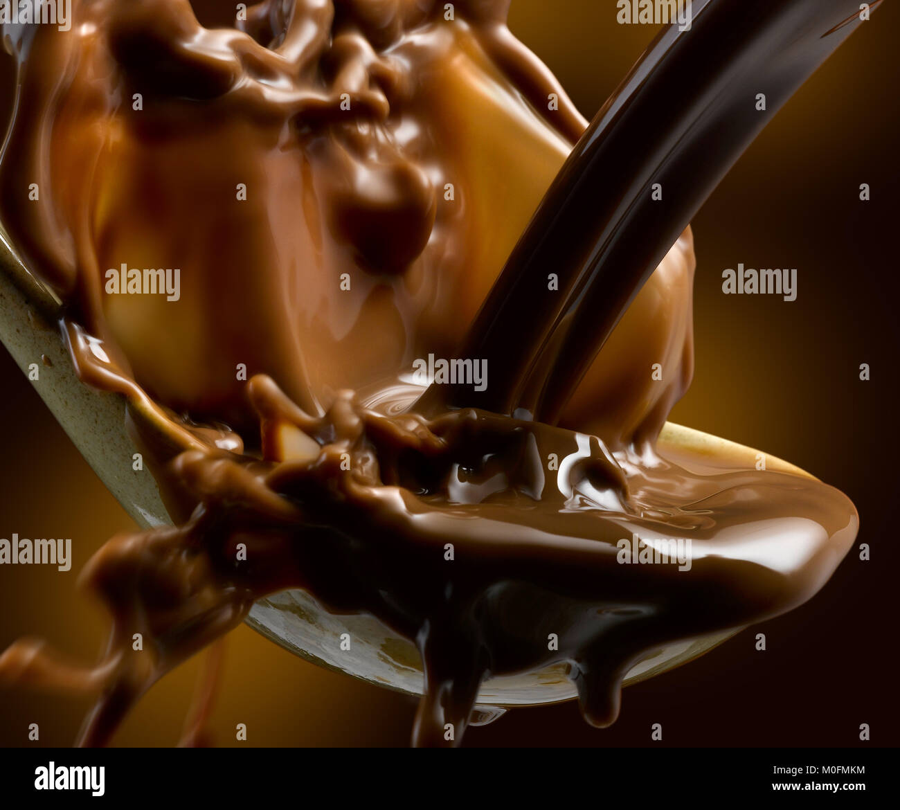 chocolate poured in all its forms Stock Photo - Alamy