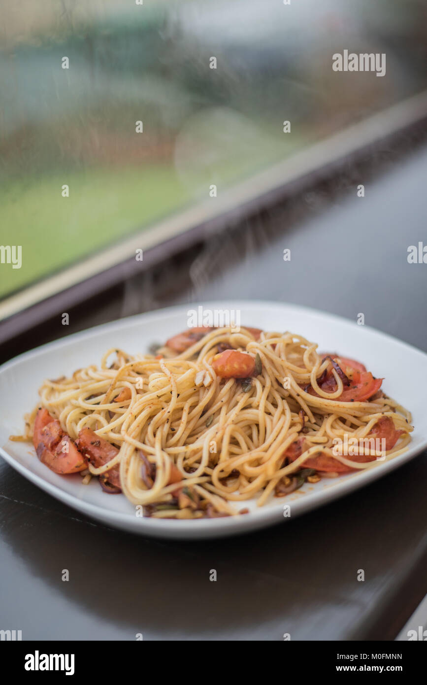 Spaghetti - traditional Italian Pasta Dish Stock Photo - Alamy