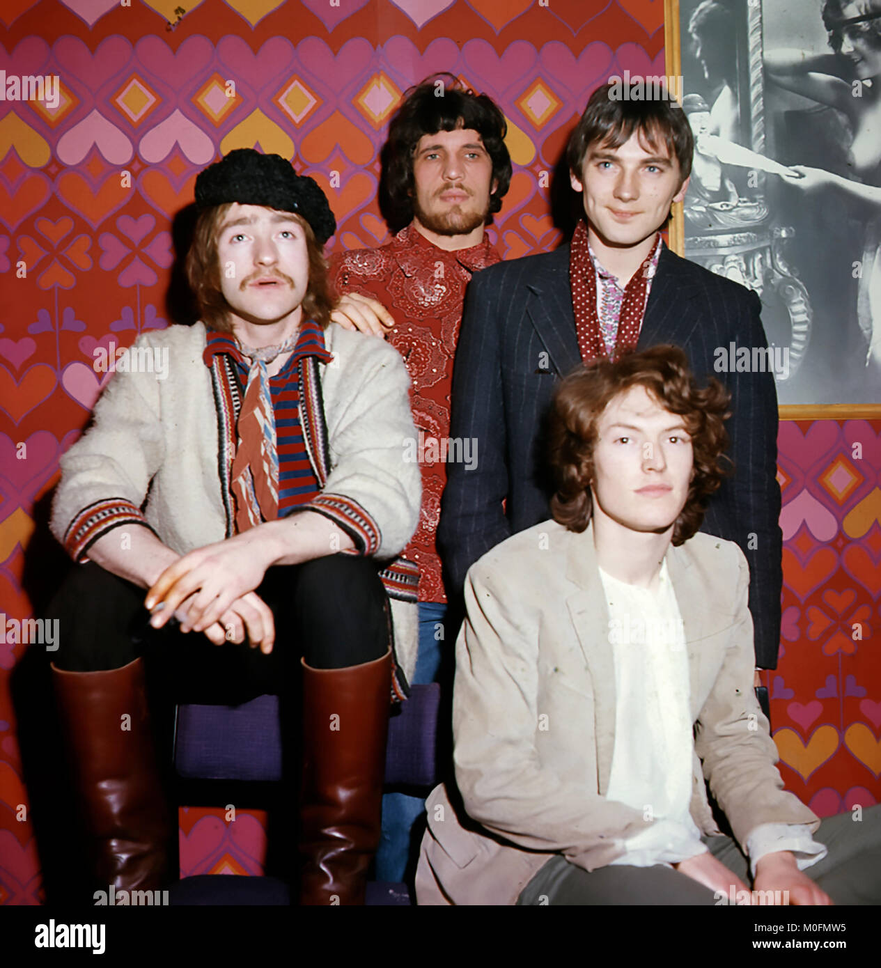 TRAFFIC UK rock group in December 1967. From left: Dave Mason, Jim ...