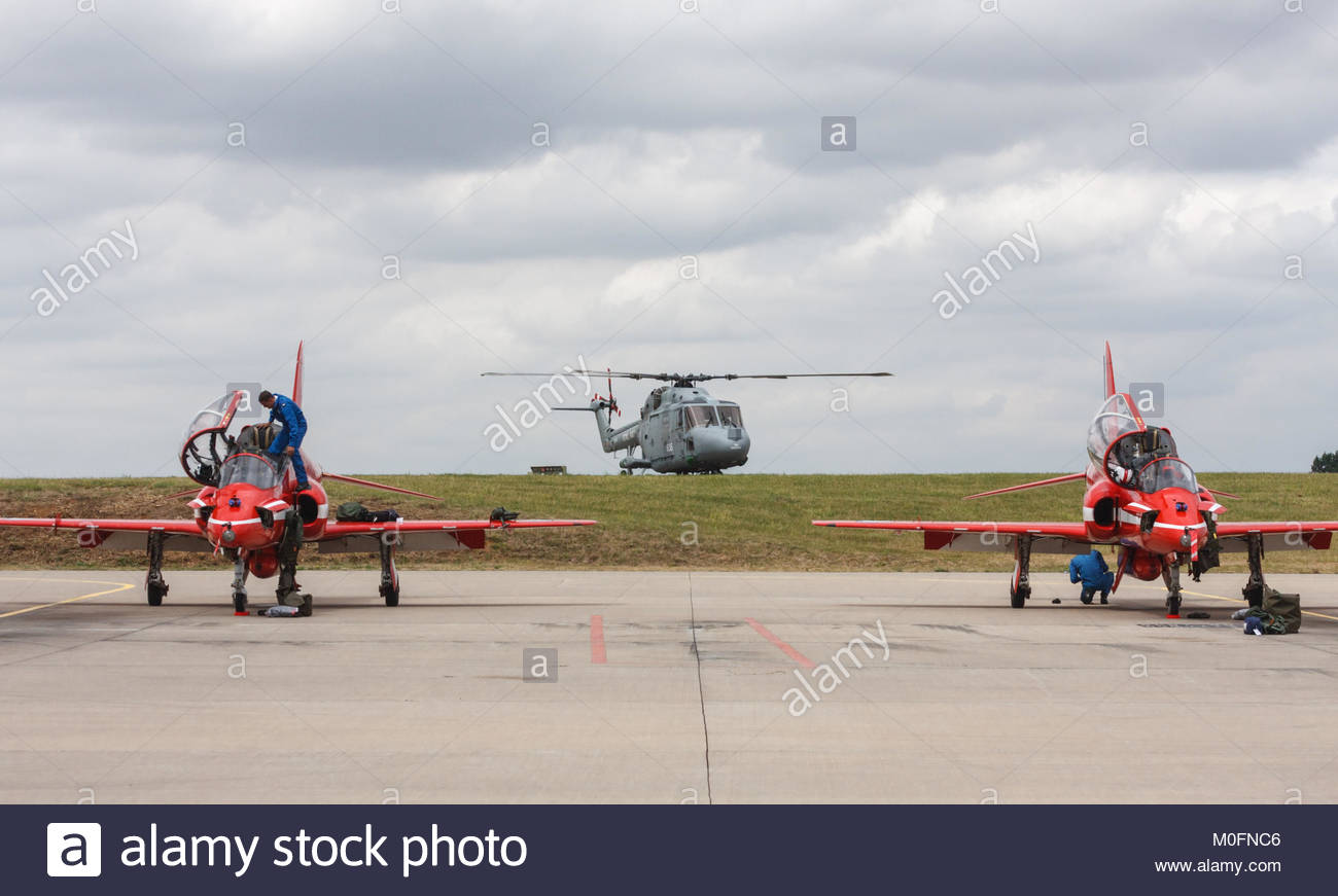 Red Arrows Raf Air Force Military Display Team High Resolution Stock ...