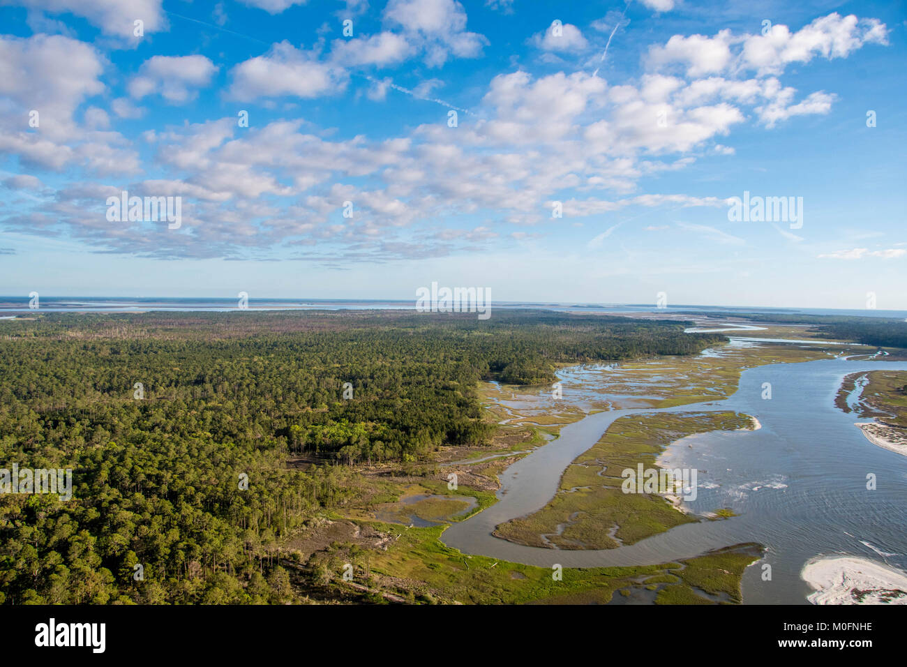 Shots of the stunning Georgia Sea Islands and coastal waterways for the ...
