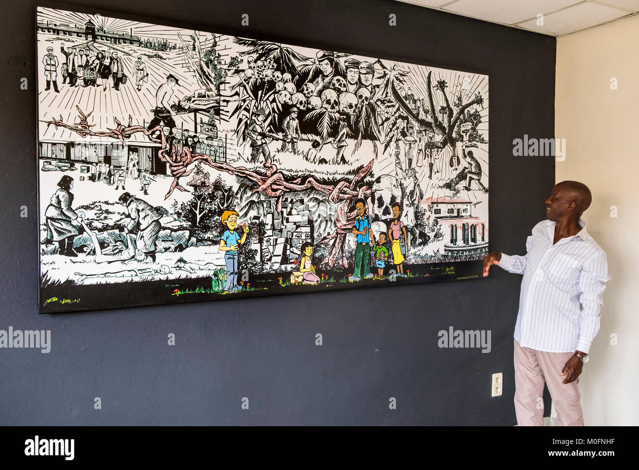 Rwanda, Kigali, Kigali Camp Memorial Stock Photo - Alamy