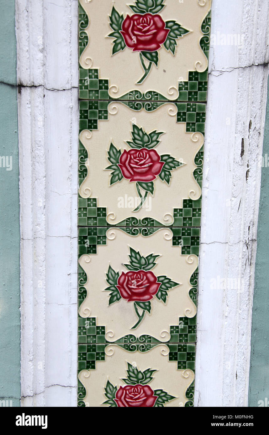 Original Peranakan Tiles Stock Photo - Alamy