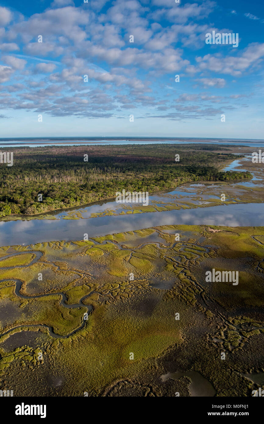 Shots of the stunning Georgia Sea Islands and coastal waterways for the ...