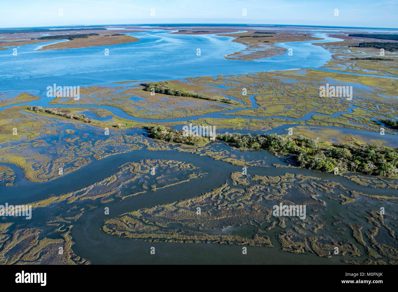 Shots of the stunning Georgia Sea Islands and coastal waterways for the ...