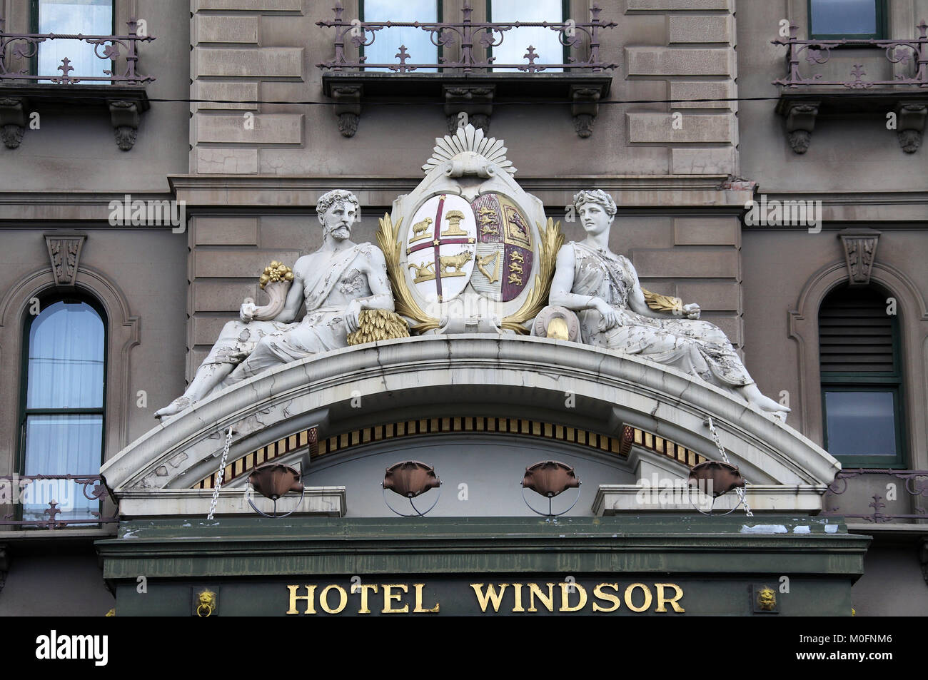Melbourne facade detail hi-res stock photography and images - Alamy