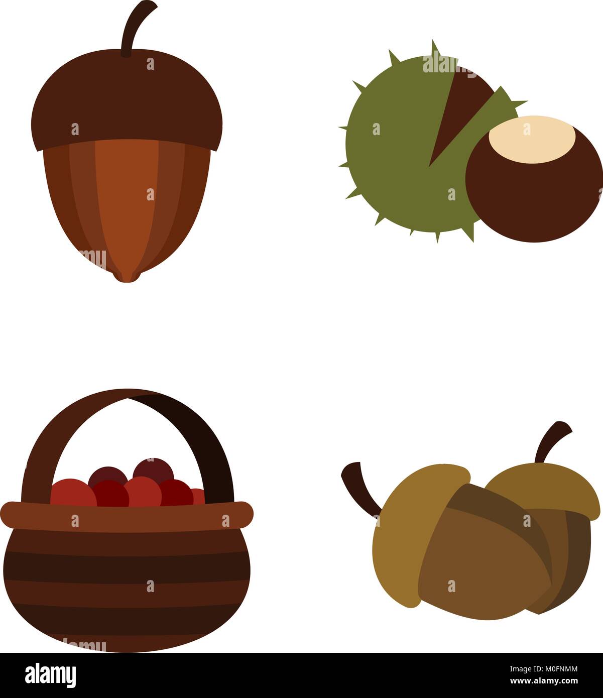 Nuts icon set, flat style Stock Vector Image & Art - Alamy Nuts icon set, flat style Stock Vector Image & Art - Alamy
