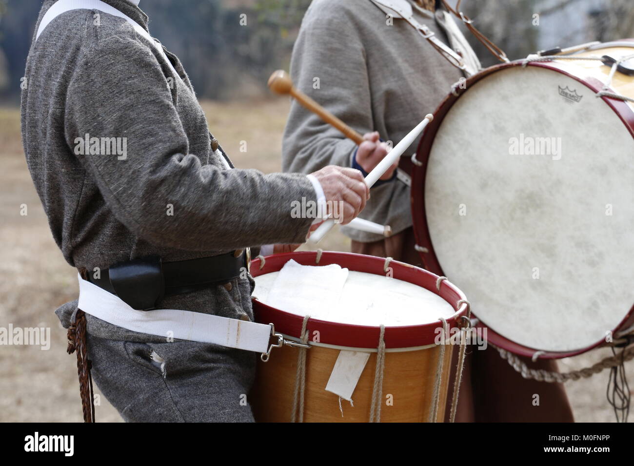 American civil war battle drum hi-res stock photography and images - Alamy