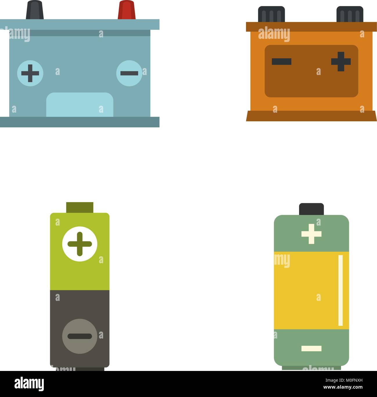 9v battery icon Stock Vector Images - Alamy