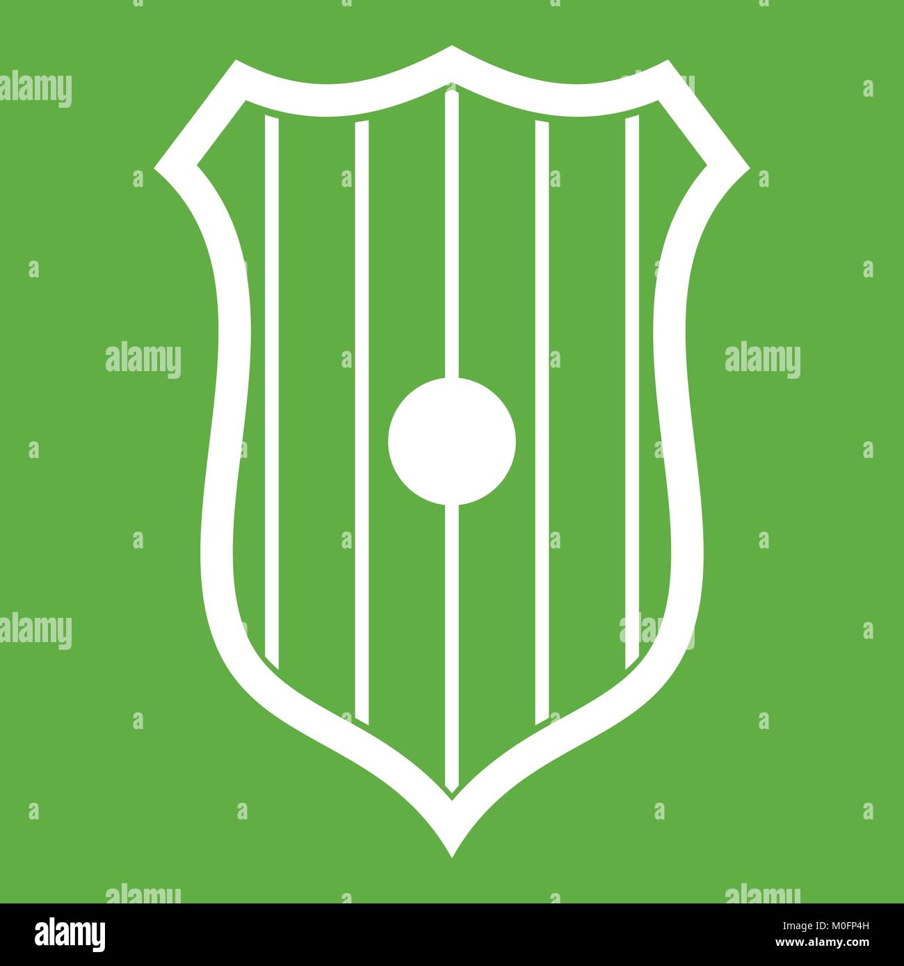Shield fight icon green hi-res stock photography and images - Alamy