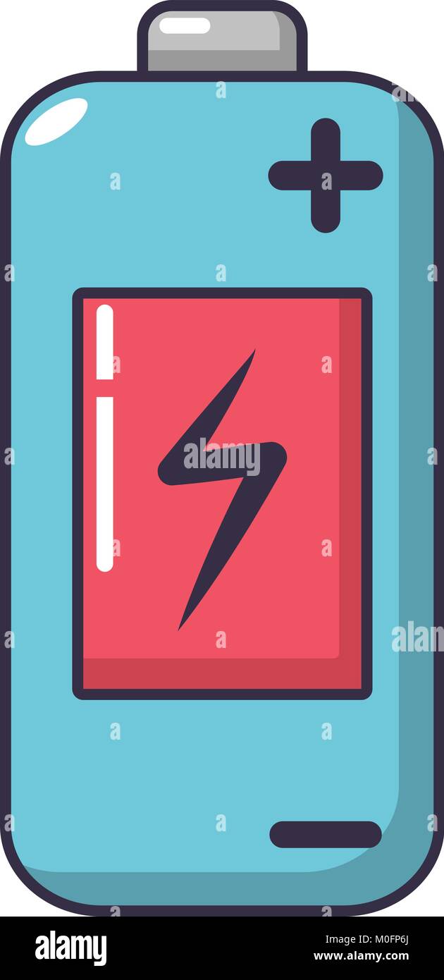 Battery icon, cartoon style Stock Vector Image & Art - Alamy