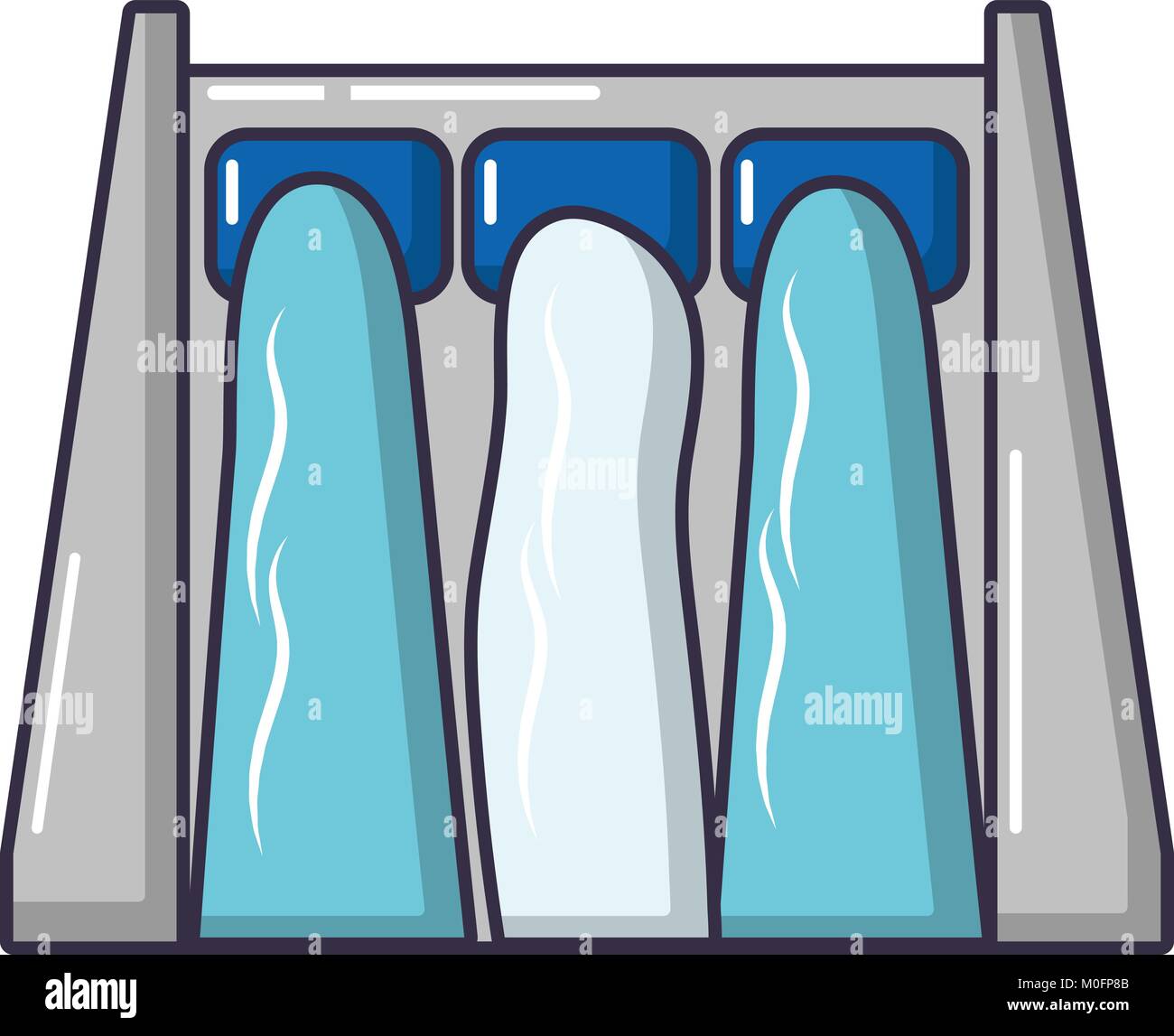 Dam full Stock Vector Images - Alamy
