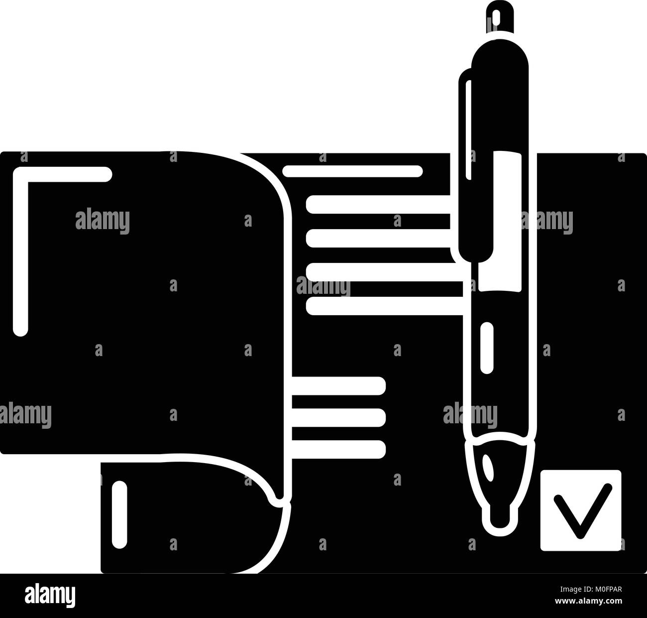 Treaty icon, simple black style Stock Vector Image & Art - Alamy