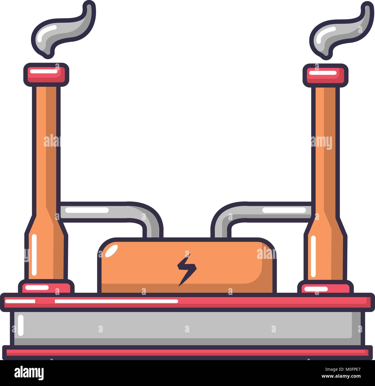 Power plant icon, cartoon style Stock Vector Image & Art - Alamy