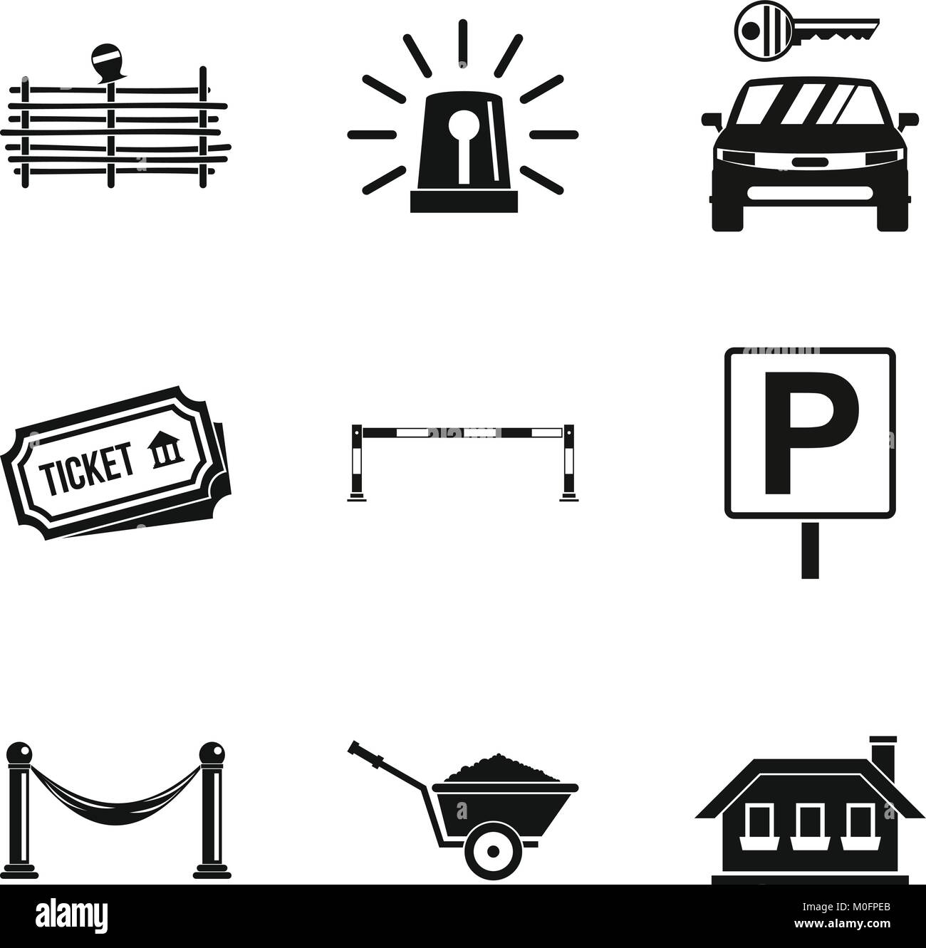 Access railing Stock Vector Images - Alamy