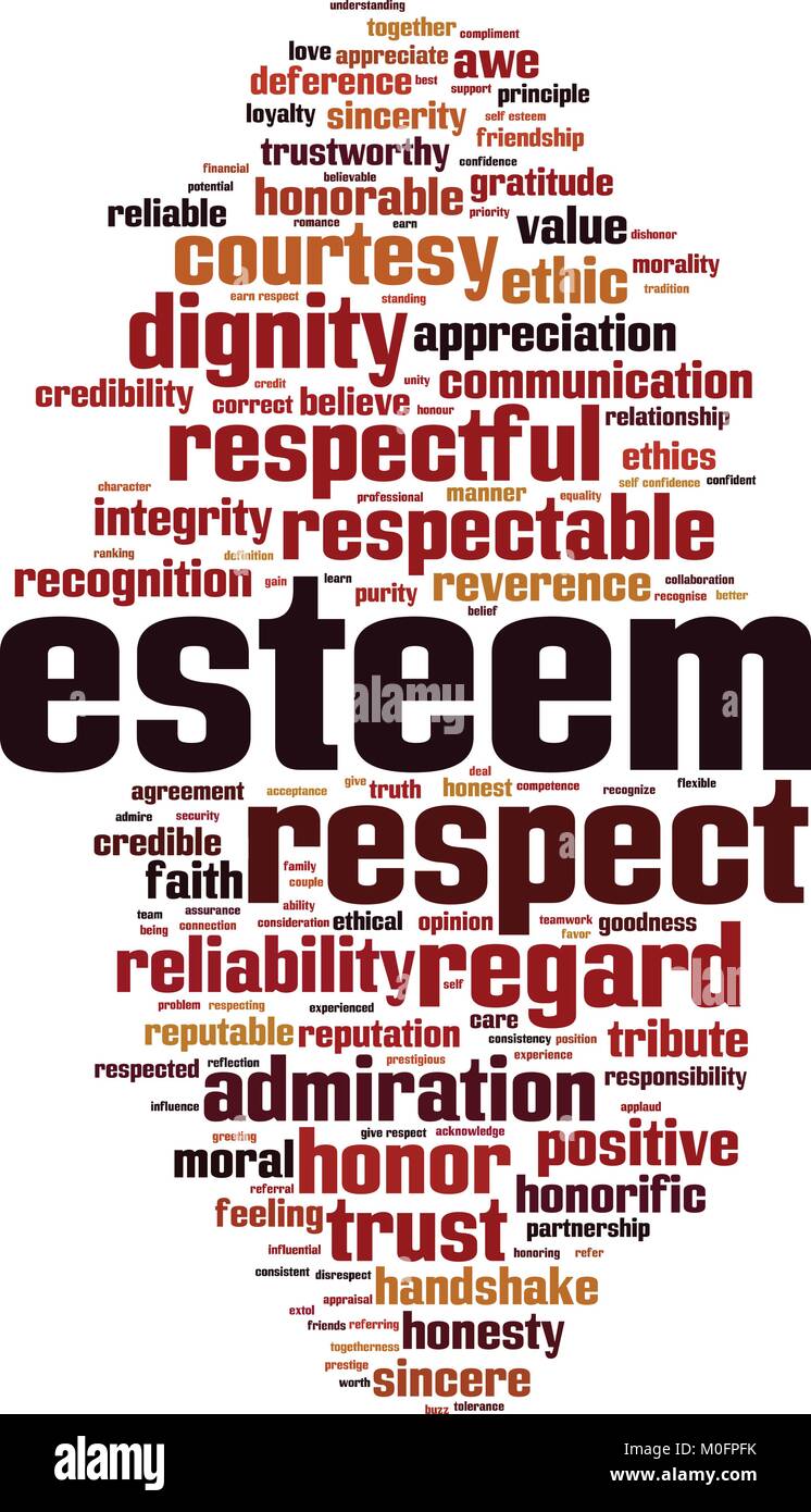 Esteem word cloud concept. Vector illustration Stock Vector Image & Art ... Esteem word cloud concept. Vector illustration Stock Vector Image & Art ...