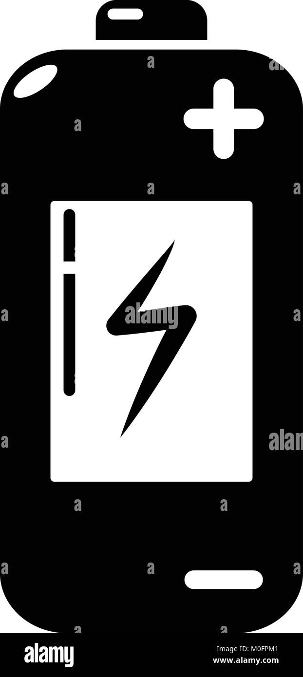 Battery icon, simple style Stock Vector Image & Art - Alamy