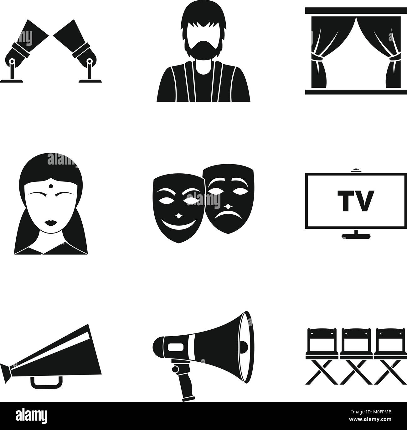 Filming for feature film Stock Vector Images - Alamy