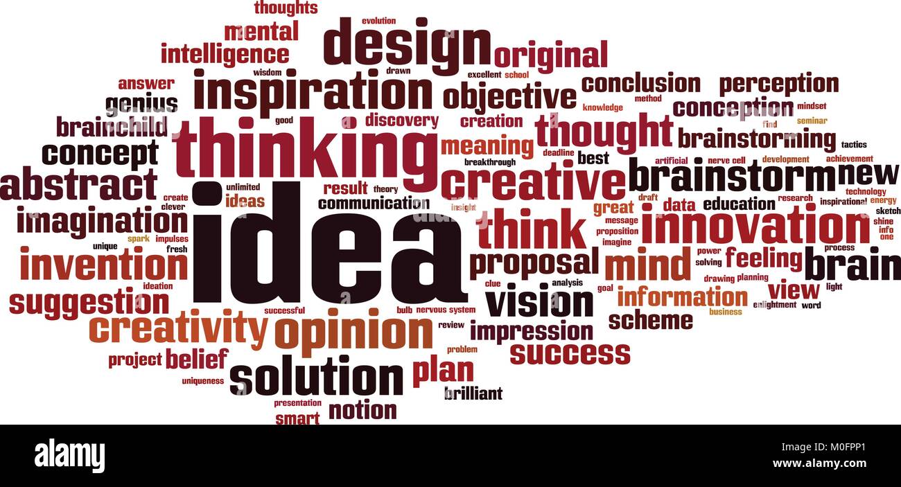 Idea word cloud concept. Vector illustration Stock Vector Image & Art ...