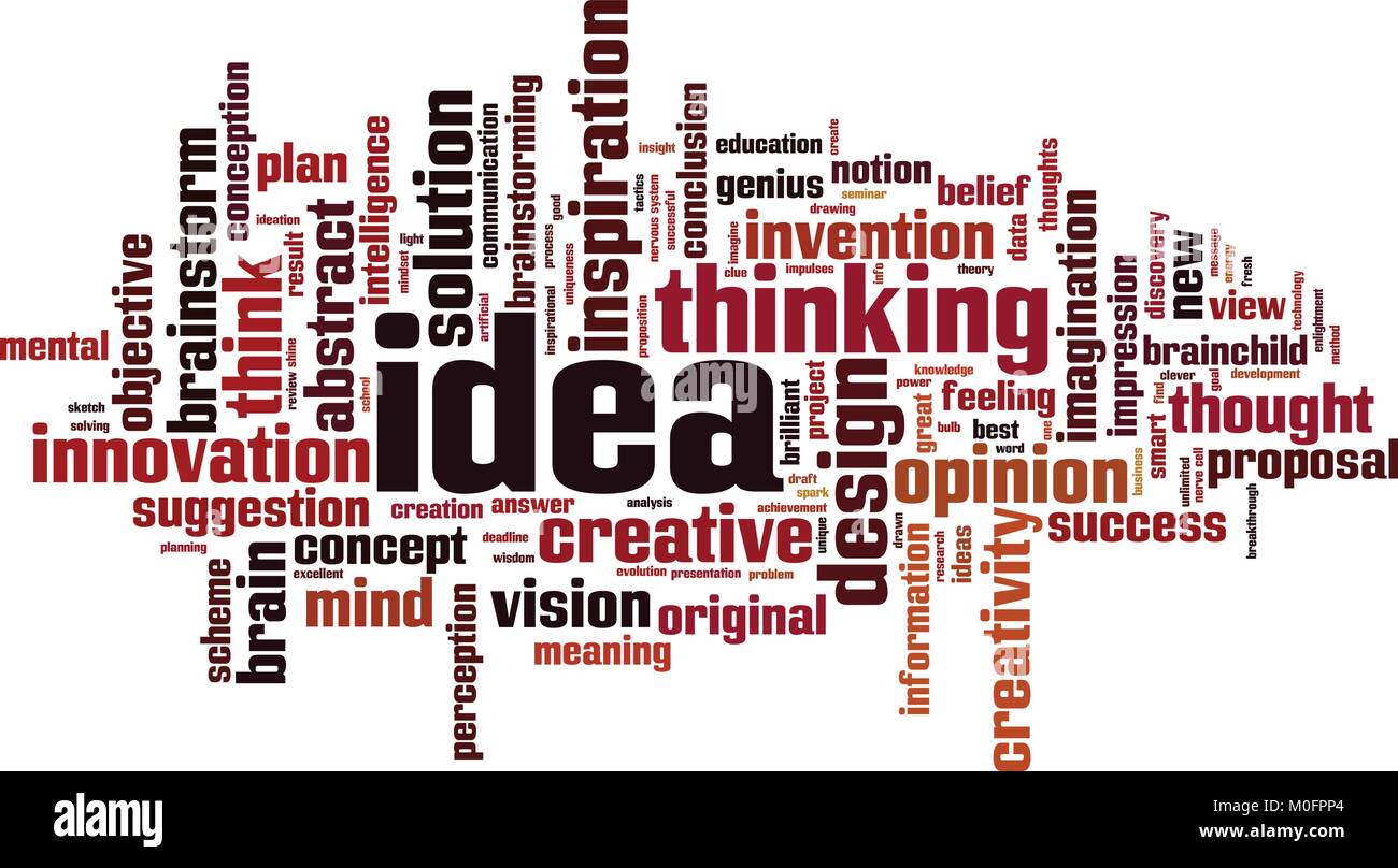 Idea word cloud concept. Vector illustration Stock Vector Image & Art ...
