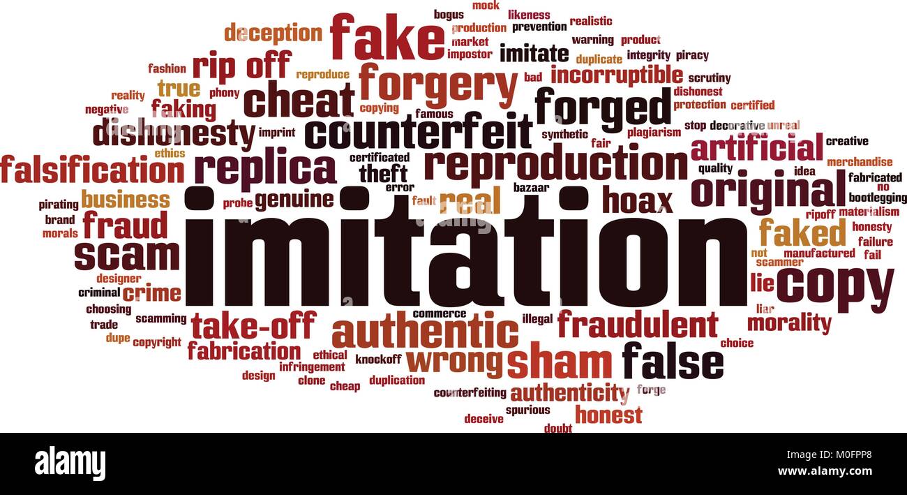 Imitation word cloud concept. Vector illustration Stock Vector Image ...