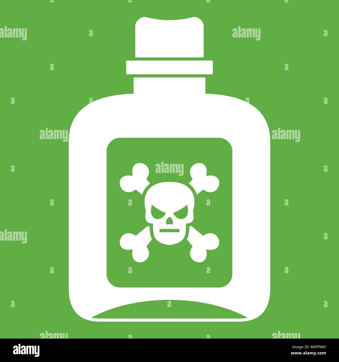 Poison icon green Stock Vector Image & Art - Alamy