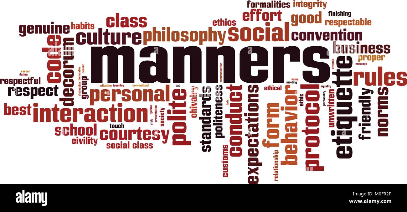 Good manners hi-res stock photography and images - Alamy