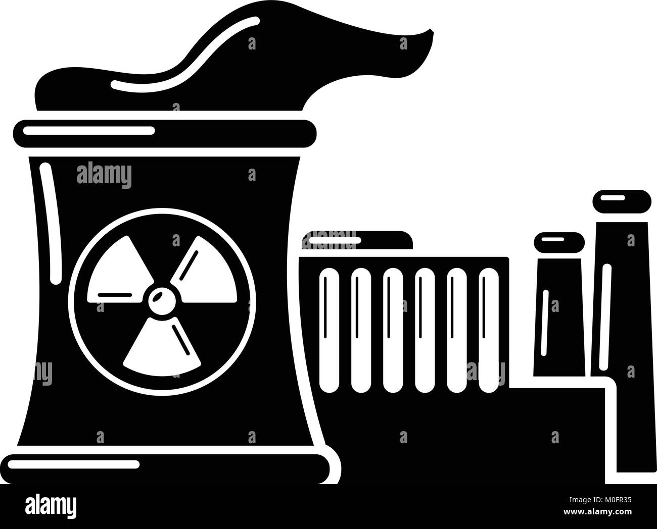 Atomic reactor icon, simple style Stock Vector Image & Art - Alamy