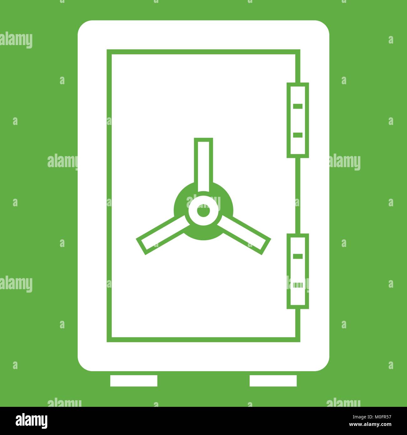 Safe icon green Stock Vector Image & Art - Alamy