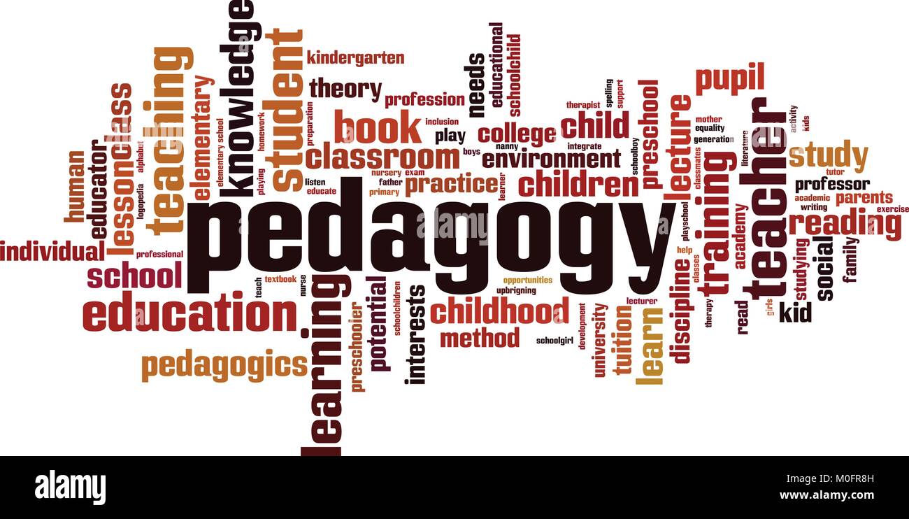 Pedagogy word cloud concept. Vector illustration Stock Vector Image ...