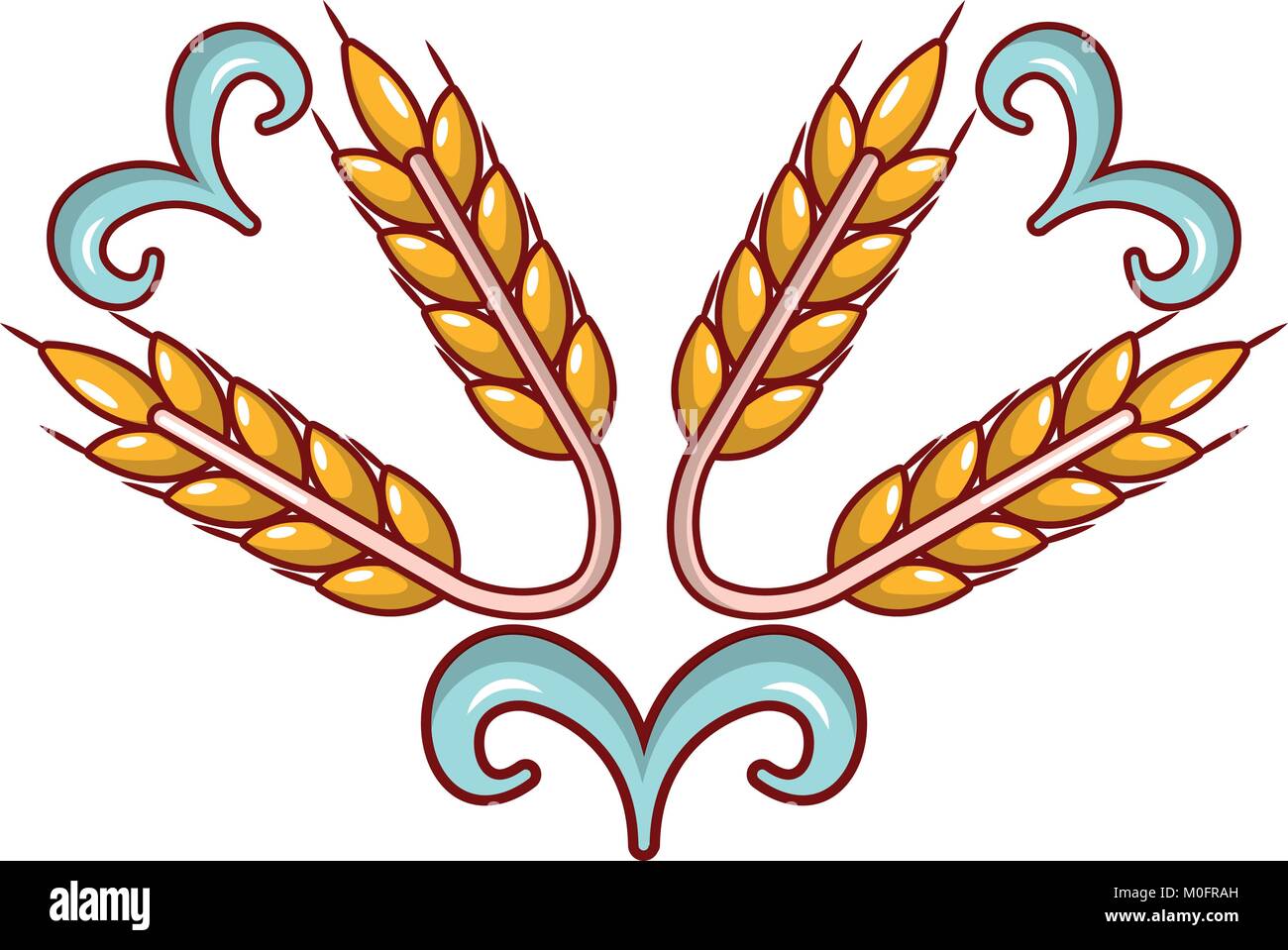 Wheat icon, cartoon style Stock Vector Image & Art - Alamy