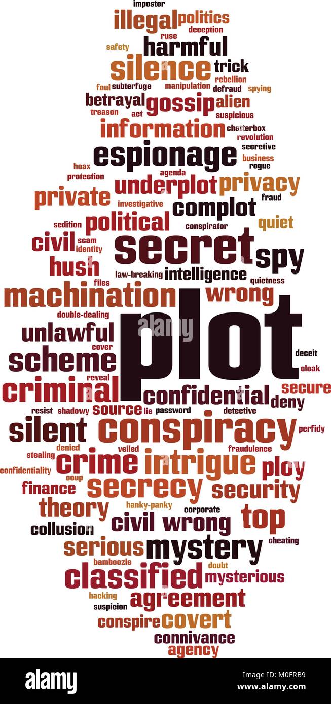Plot word cloud concept. Vector illustration Stock Vector Image & Art - Alamy
