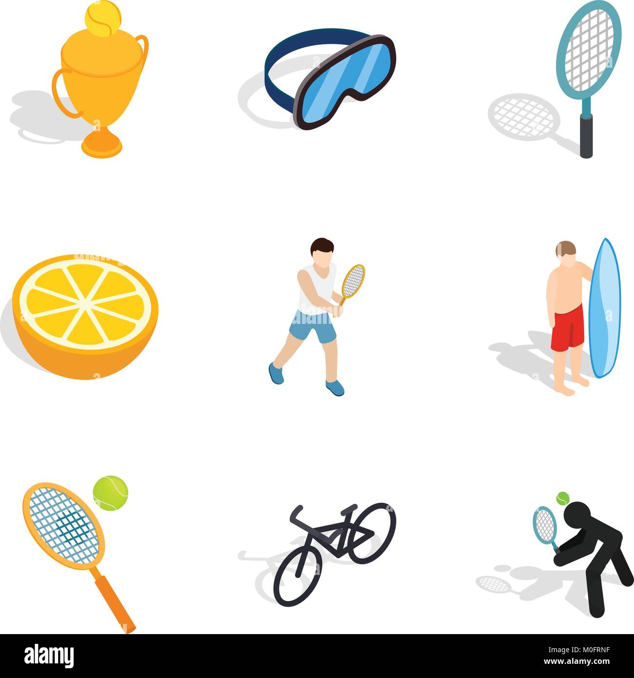 Motor skill icons set, isometric style Stock Vector Image & Art - Alamy
