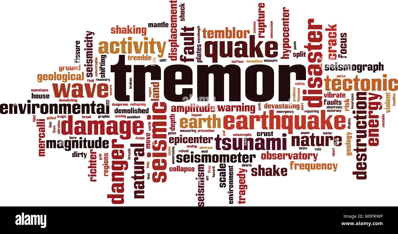 Tremor word cloud concept. Vector illustration Stock Vector Image & Art ...