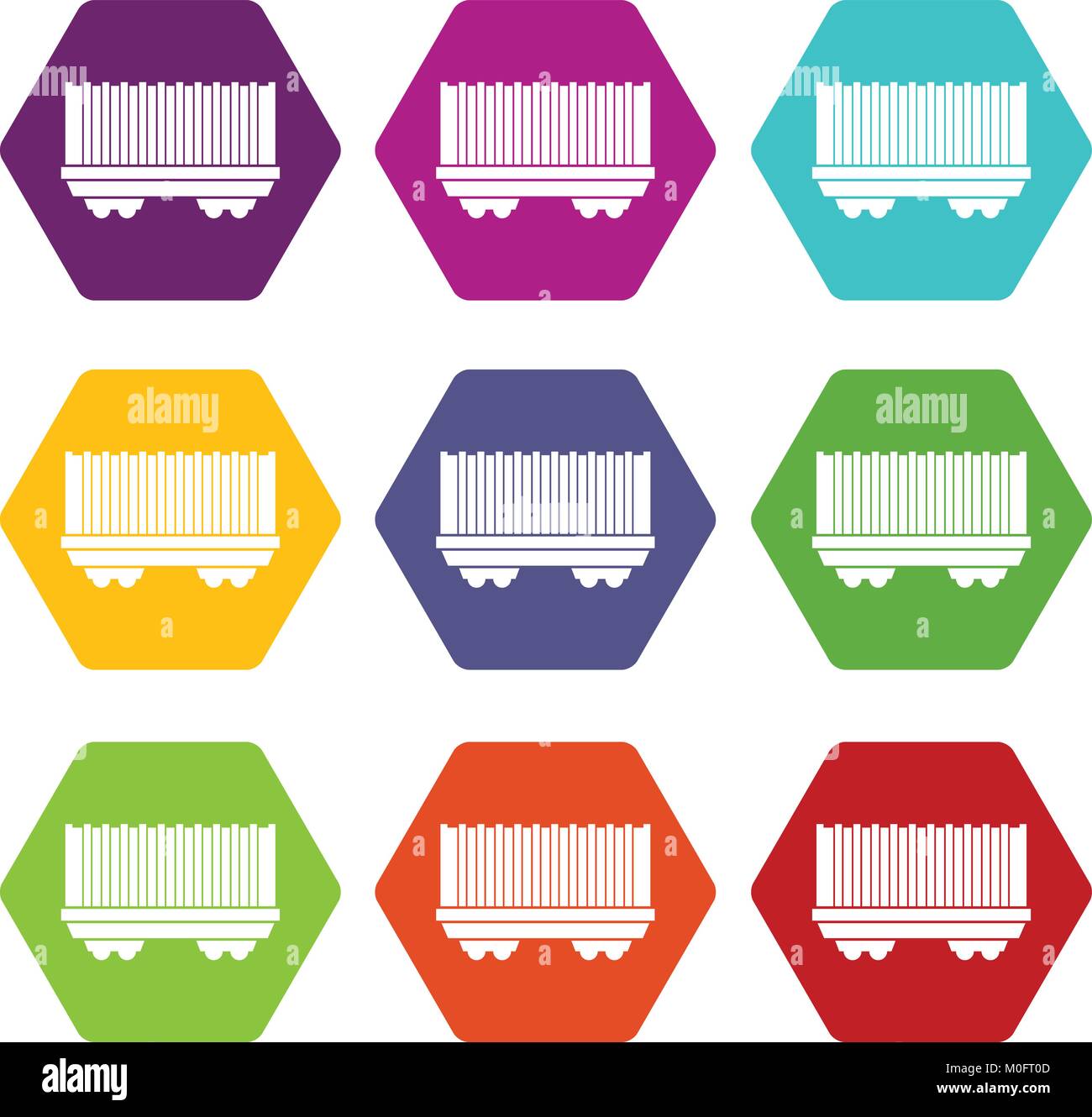 Loading railroad car Stock Vector Images - Alamy