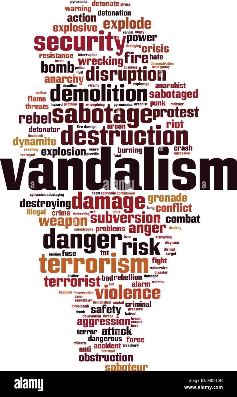 Violence vandalism Stock Vector Images - Alamy
