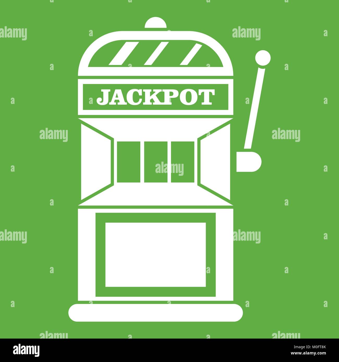 Gamble machine icon green Stock Vector Image & Art - Alamy