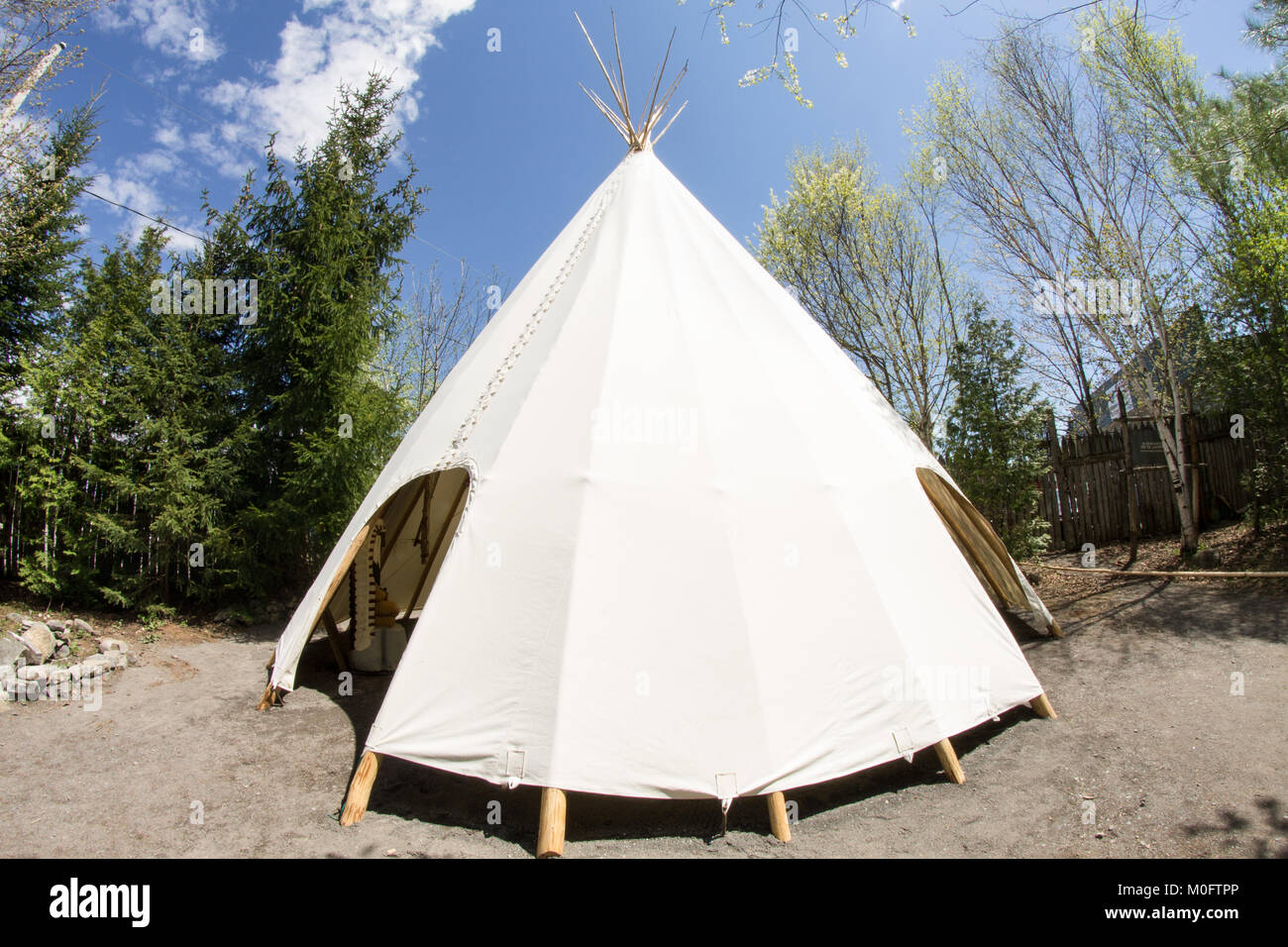 Wigwam close up Stock Photo - Alamy