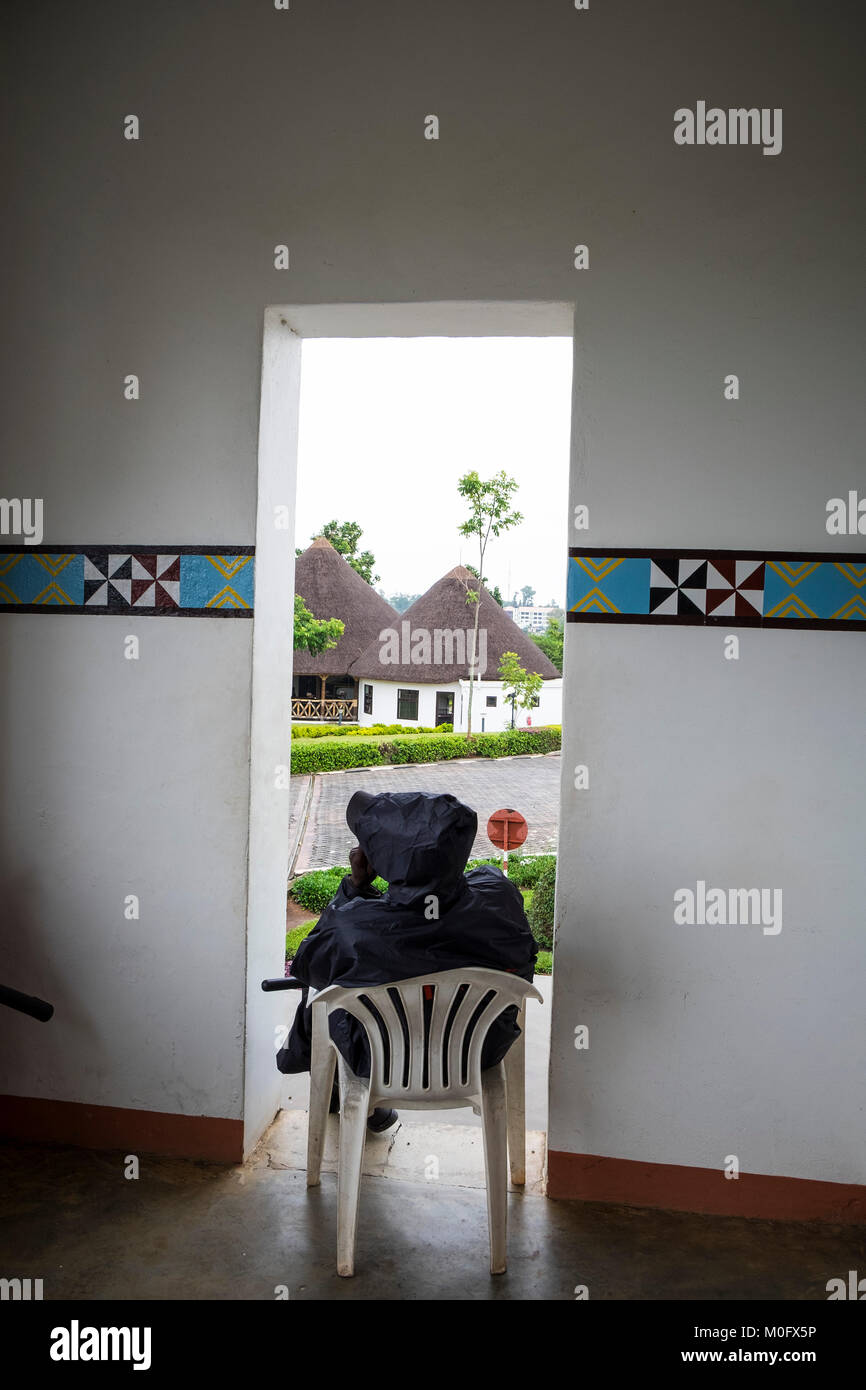 Rwanda, Nyanza, Palace of King Mutara III Rudahigwa (Rukari Stock Photo ...