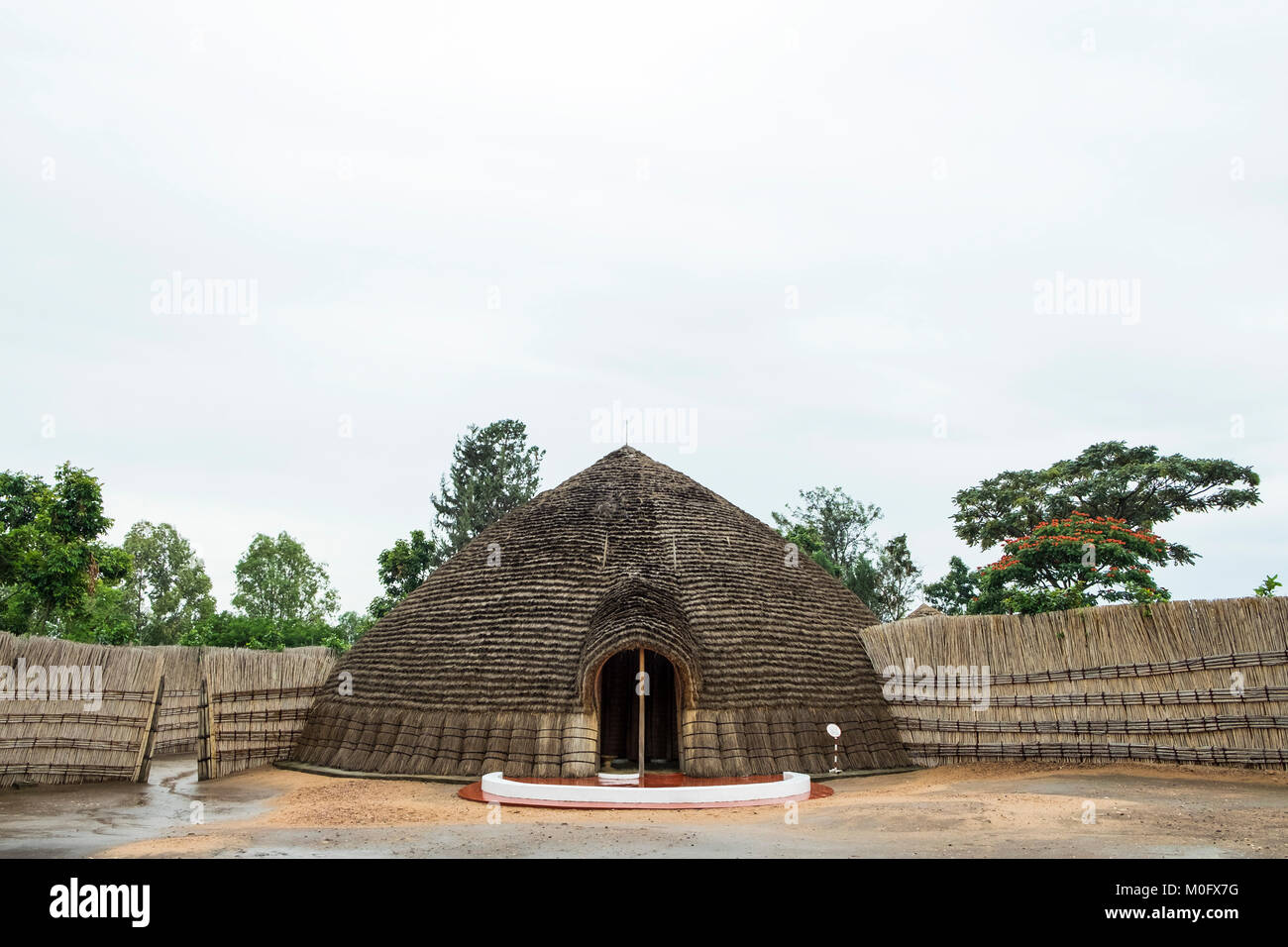 Rwanda, Nyanza, Palace of King Mutara III Rudahigwa (Rukari Stock Photo ...