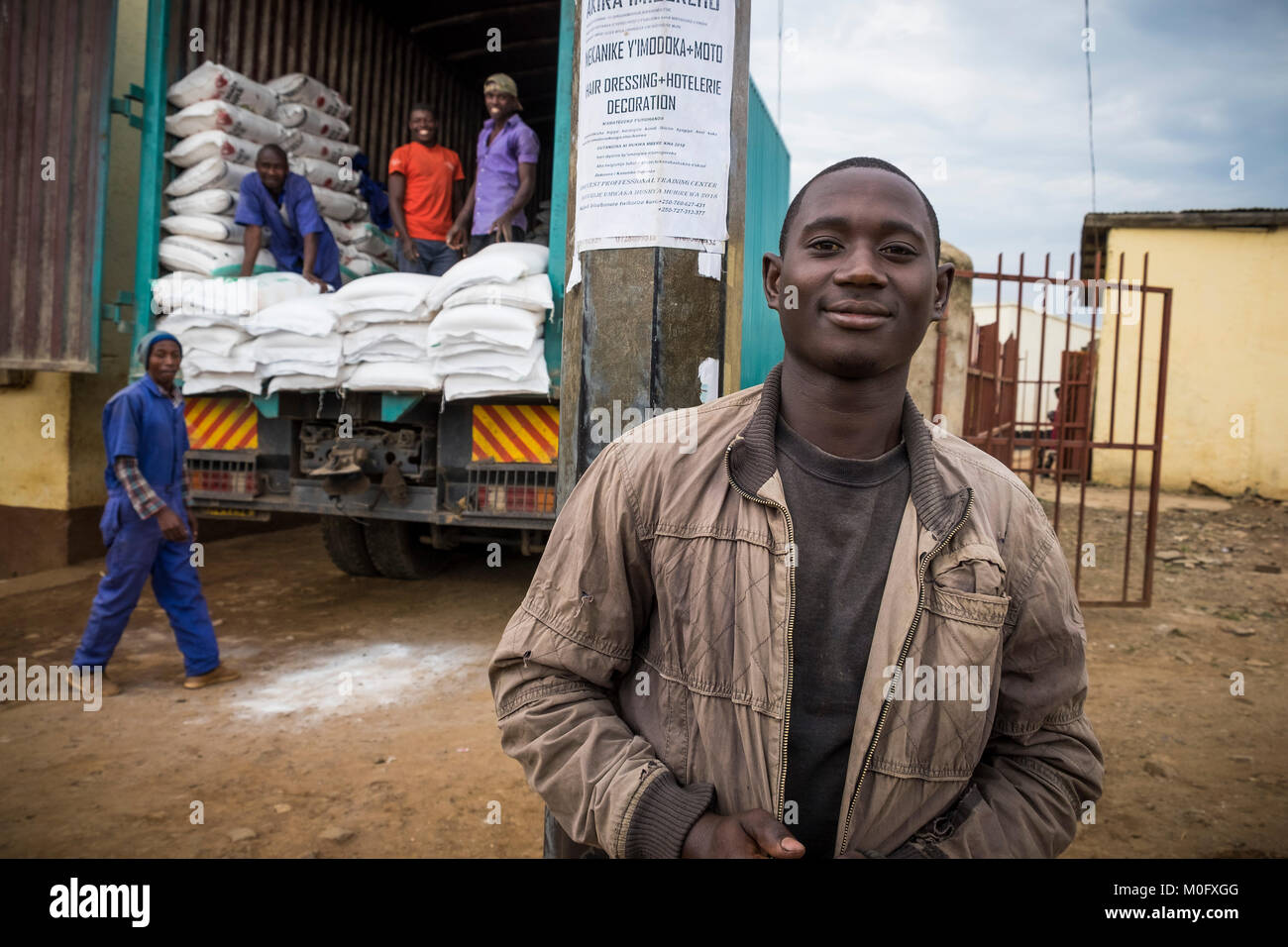 Rwanda, Cyangugu, daily life, portrait Stock Photo - Alamy