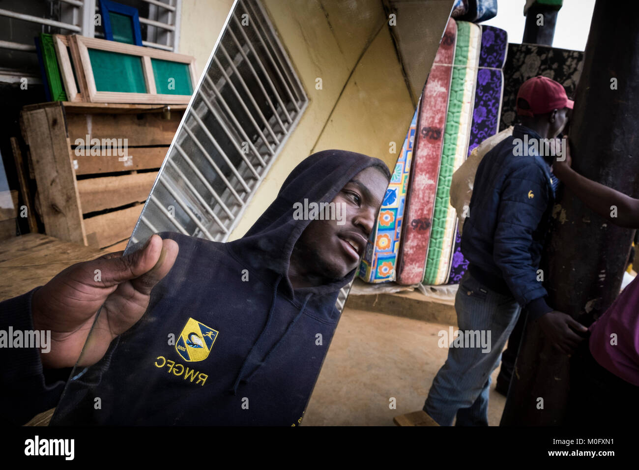 Rwanda, Cyangugu, daily life Stock Photo - Alamy