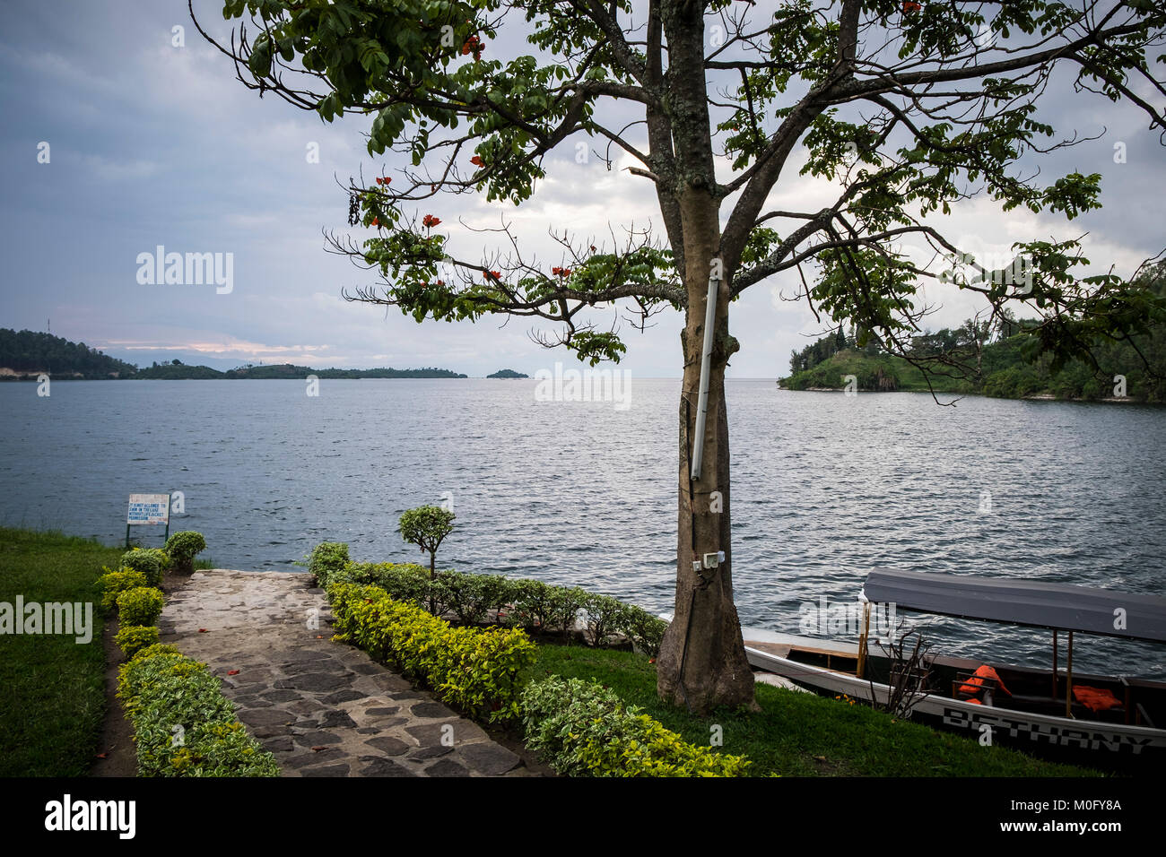 Rwanda, Kibuye, Kivu lake, landscape Stock Photo - Alamy