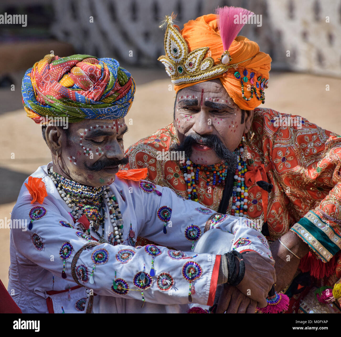 The colourful turbans of Rajasthan, India Stock Photo - Alamy