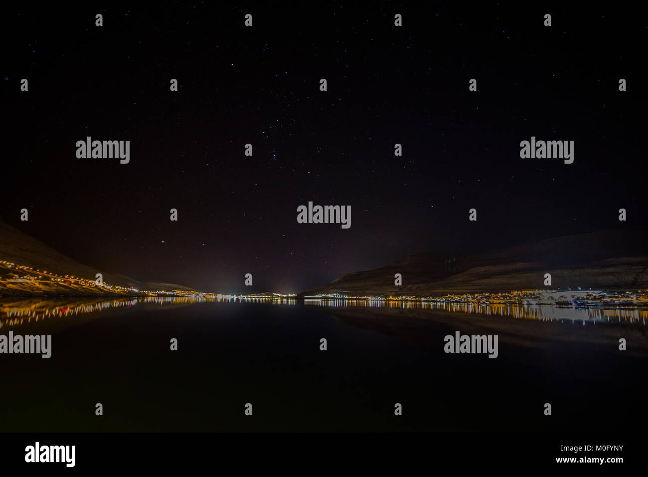 Winter night in the north Atlantic Stock Photo - Alamy