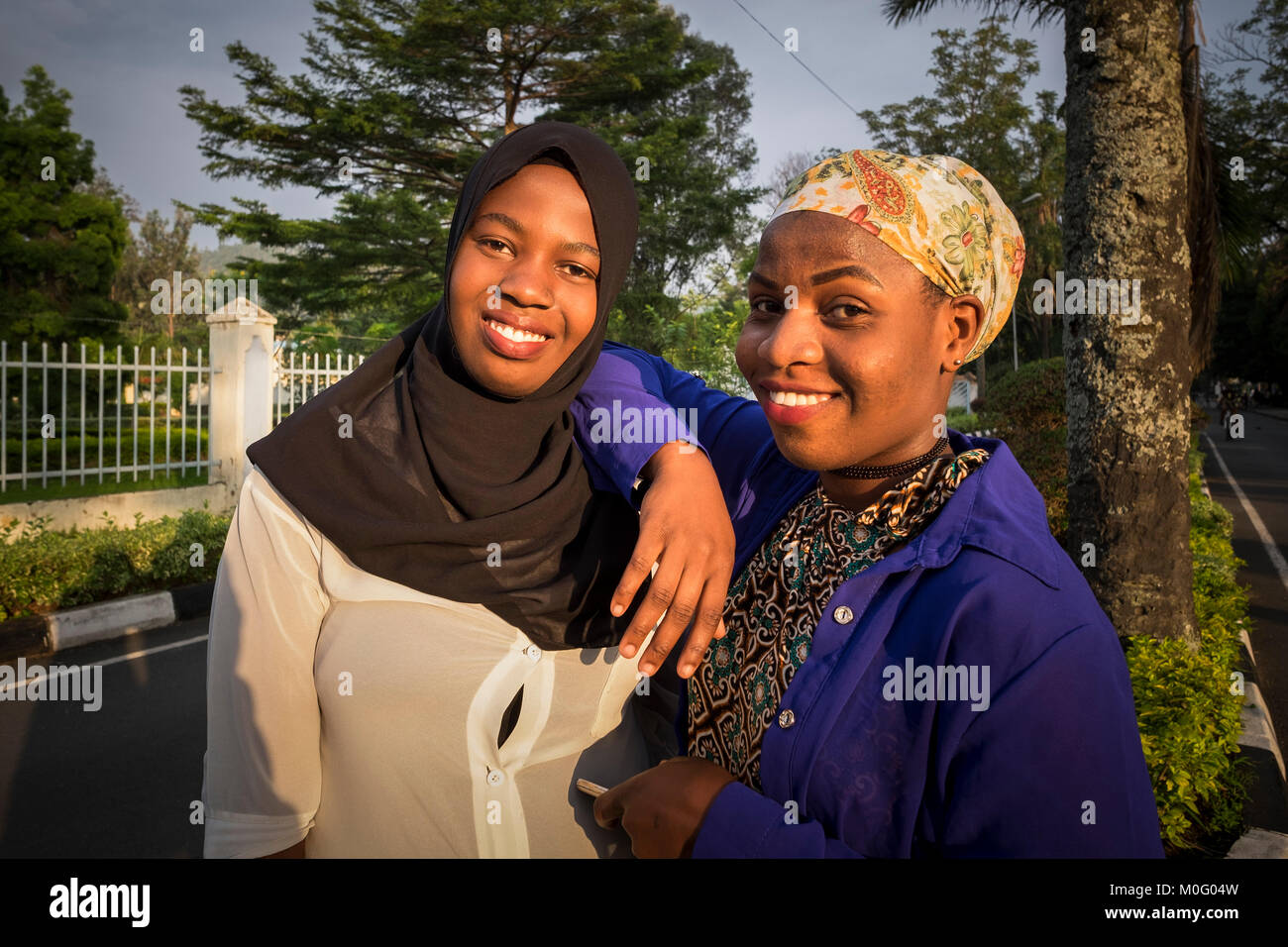Rwanda, Gisenyi, girls Stock Photo - Alamy