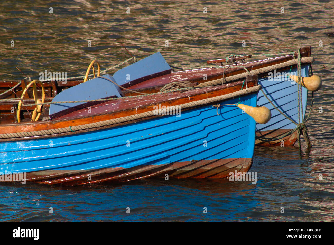 Blue motor boats pattern hi-res stock photography and images - Alamy