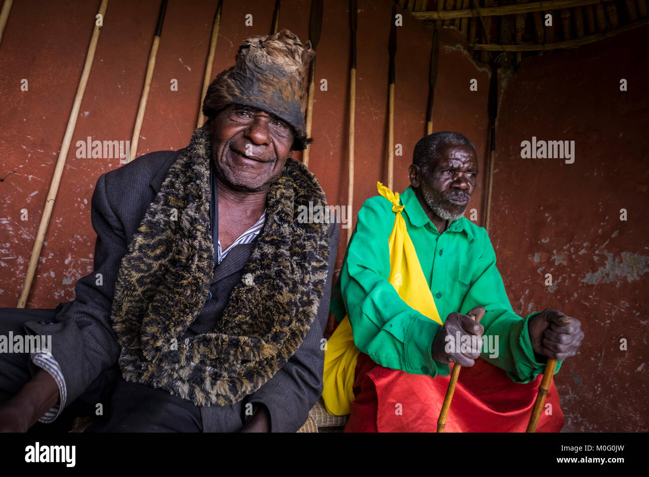 Rwanda, Ruhengeri, Musanze, Iby'Iwacu Cultural village Stock Photo - Alamy