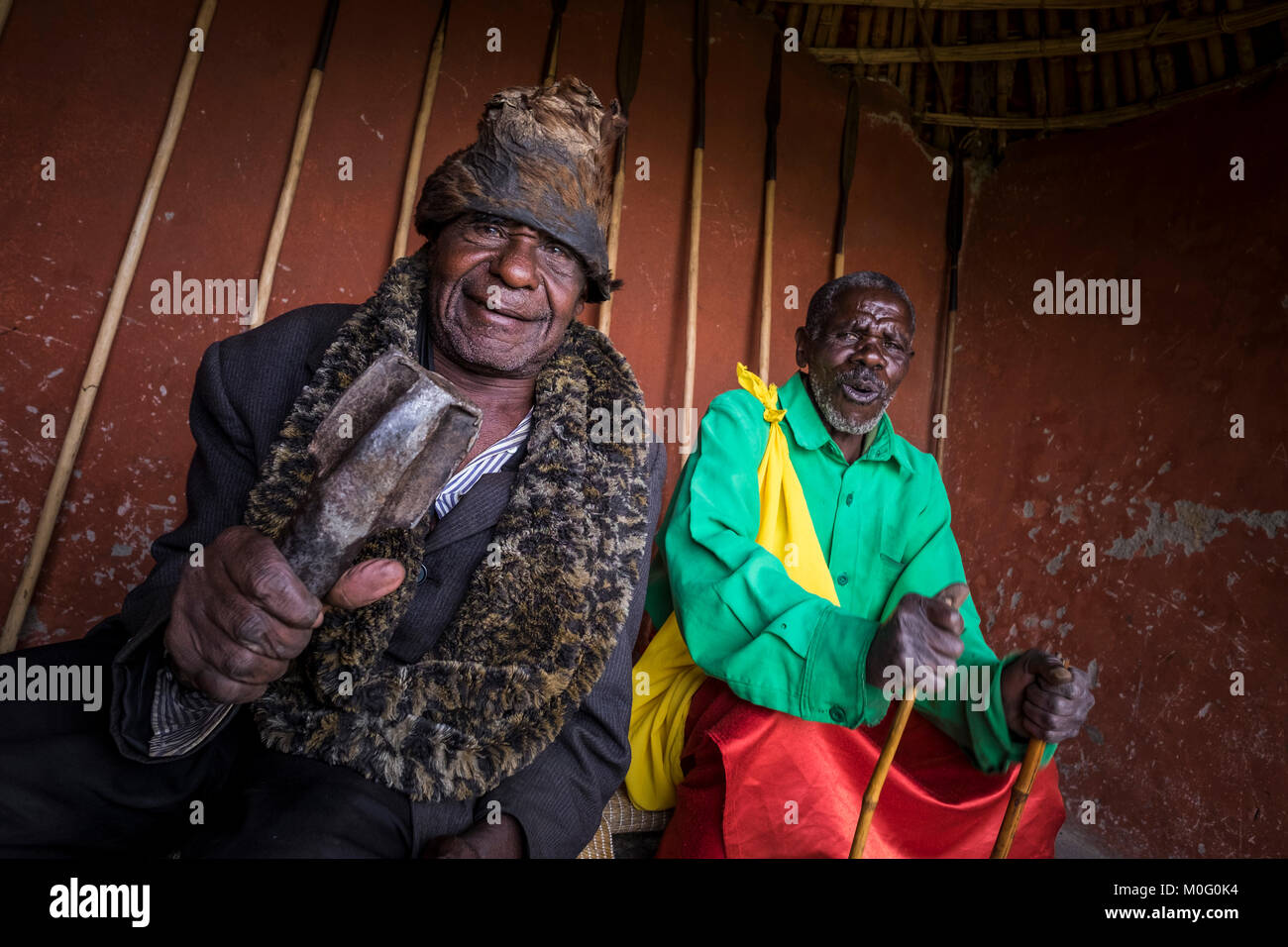 Rwanda, Ruhengeri, Musanze, Iby'Iwacu Cultural village Stock Photo - Alamy